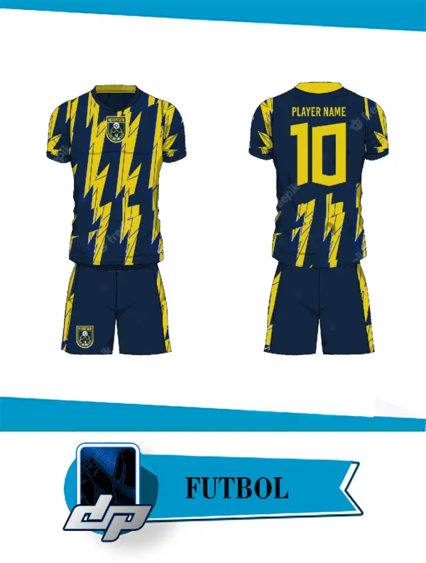 uniformes de futbol azul
